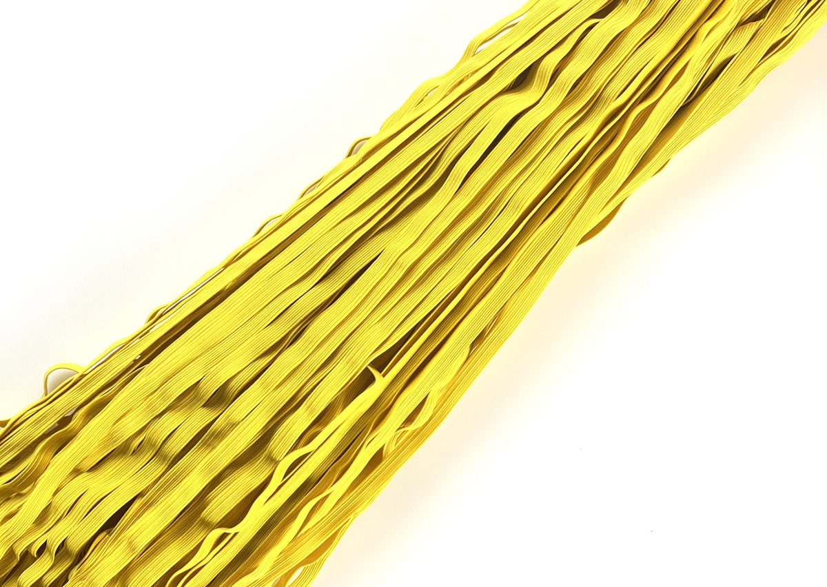 1/4" Flat Elastic - Yellow | Fantastic Elastic Company